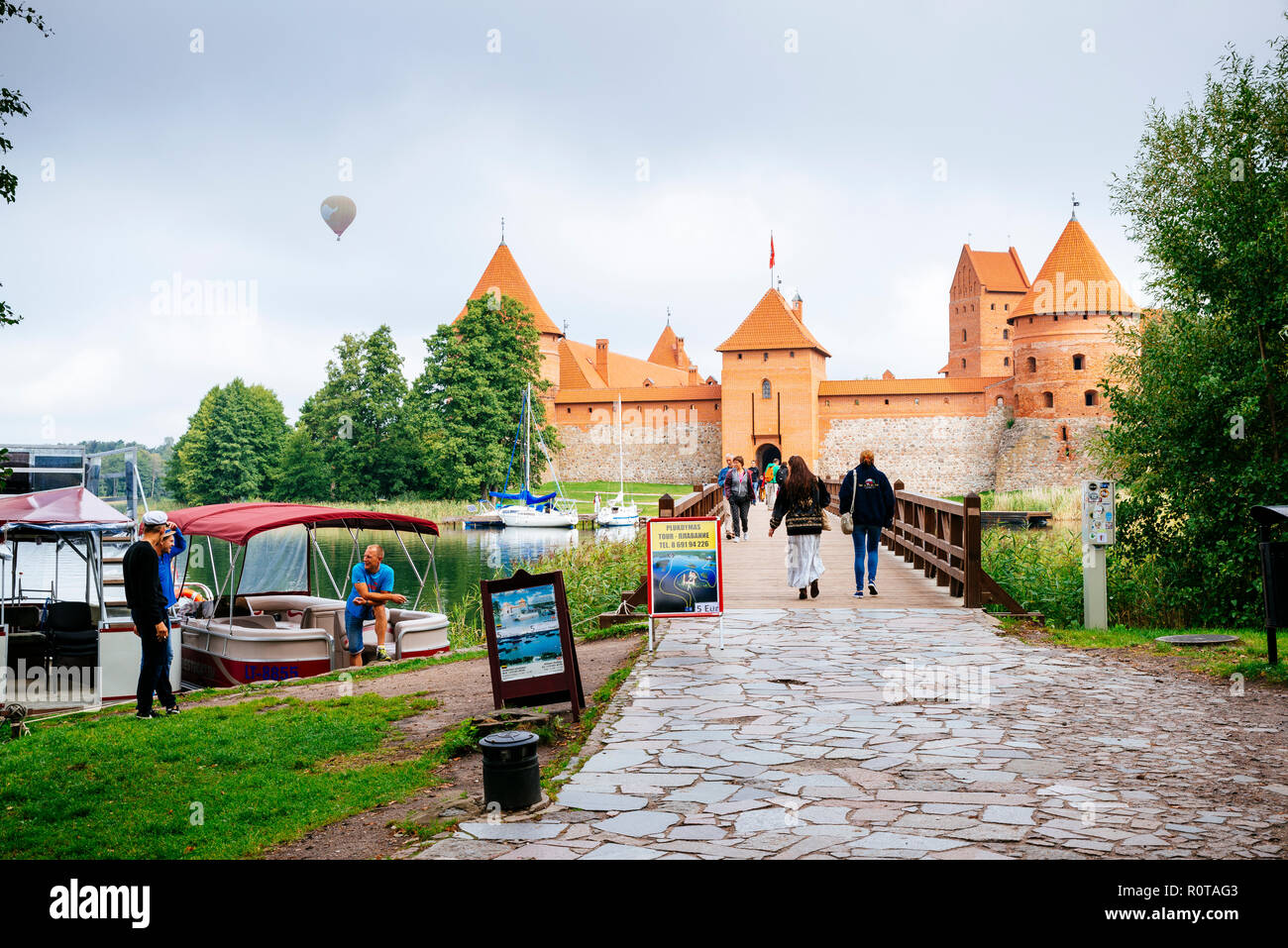 Lithuania baltic vilnius county trakai hi-res stock photography and ...