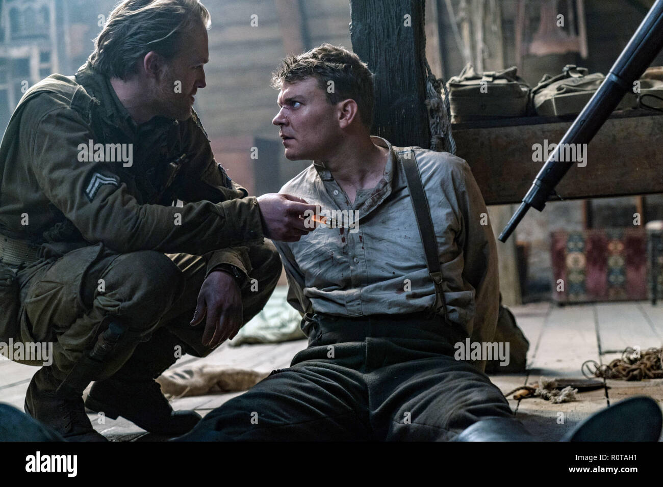 OVERLORD, from left: Wyatt Russell, Pilou Asbaek, 2018. ph: Peter ...