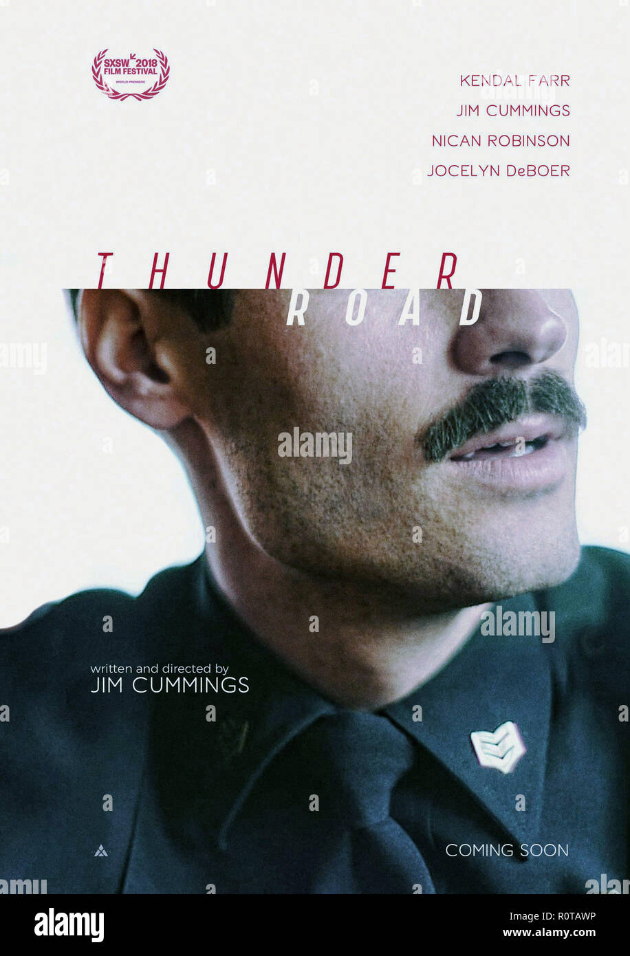THUNDER ROAD, advance poster, Jim Cummings, 2018. © The 10 East ...