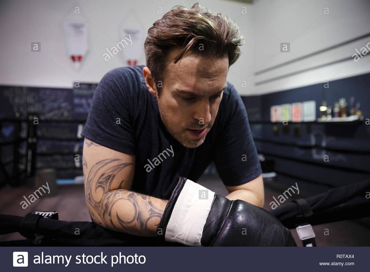 Tired boxer hi-res stock photography and images - Alamy