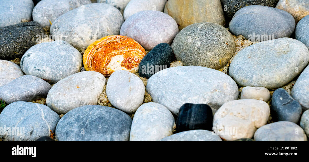 Water washed pebbles Stock Photo - Alamy