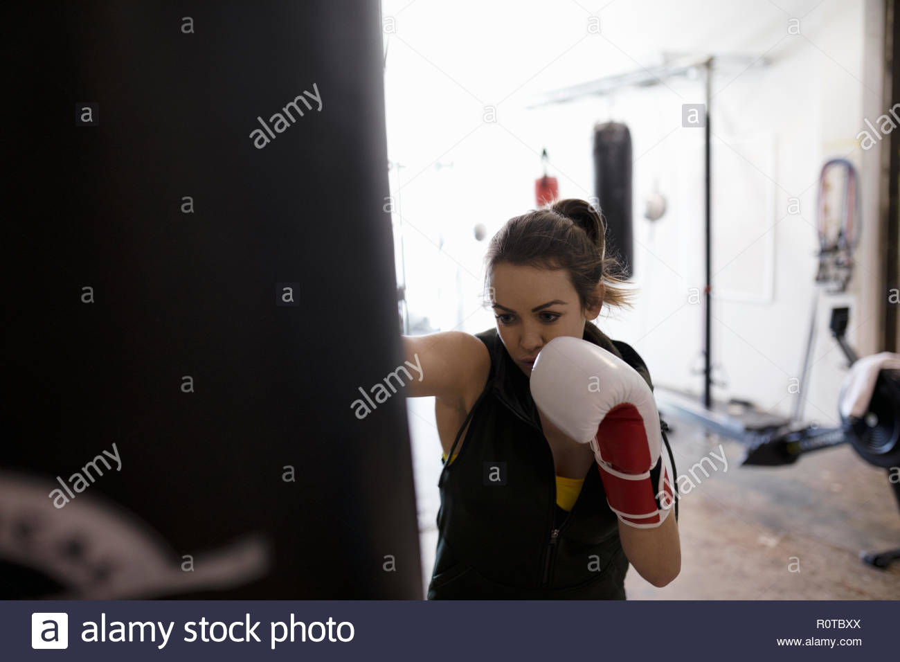 Boxer with arms up hi-res stock photography and images - Alamy