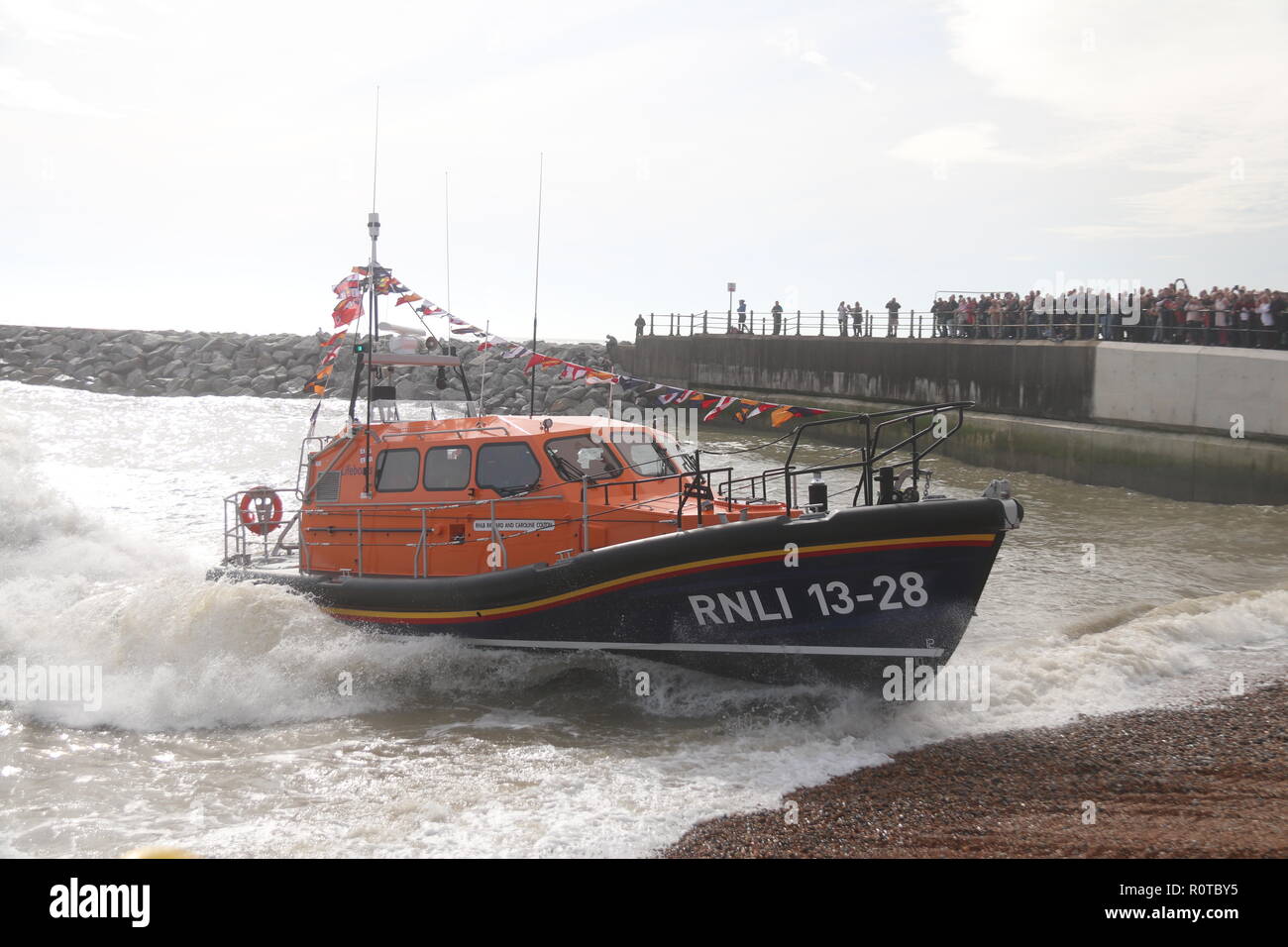 THE RNLI SHANNON CLASS LIFEBOAT RICHARD AND CAROLINE COLTON WHEN NEWLY ...