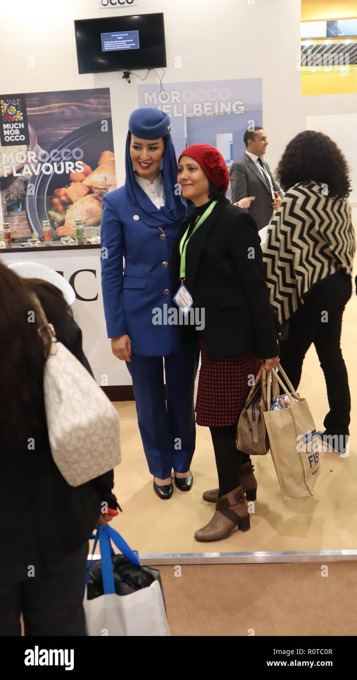 Woman in Saudi Airlines uniform Stock Photo - Alamy