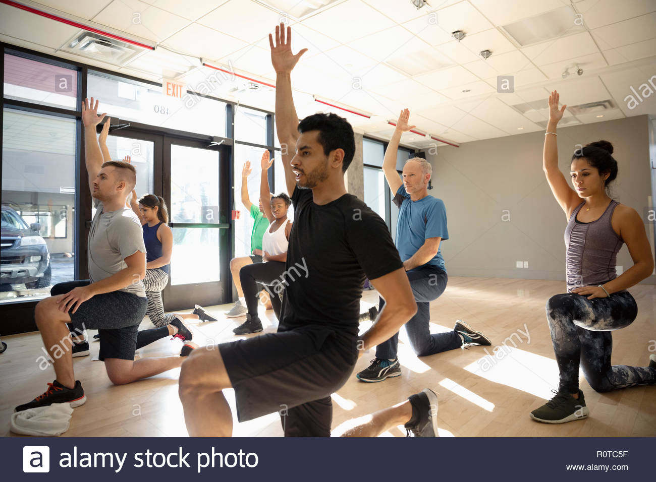 Group fitness studio hi-res stock photography and images - Alamy