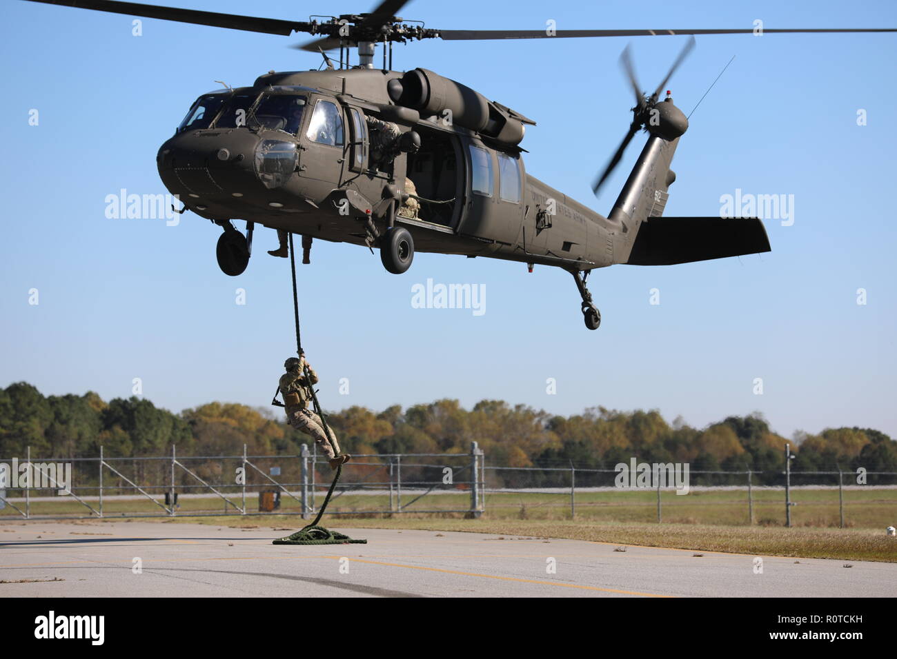 A U.S. Army Ranger, assigned to the 5th Ranger Training Battalion ...