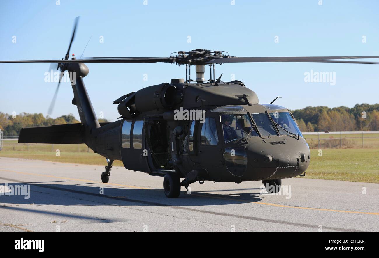 A UH-60 Black Hawk Helicopter, assigned to Charlie Company, 1st ...