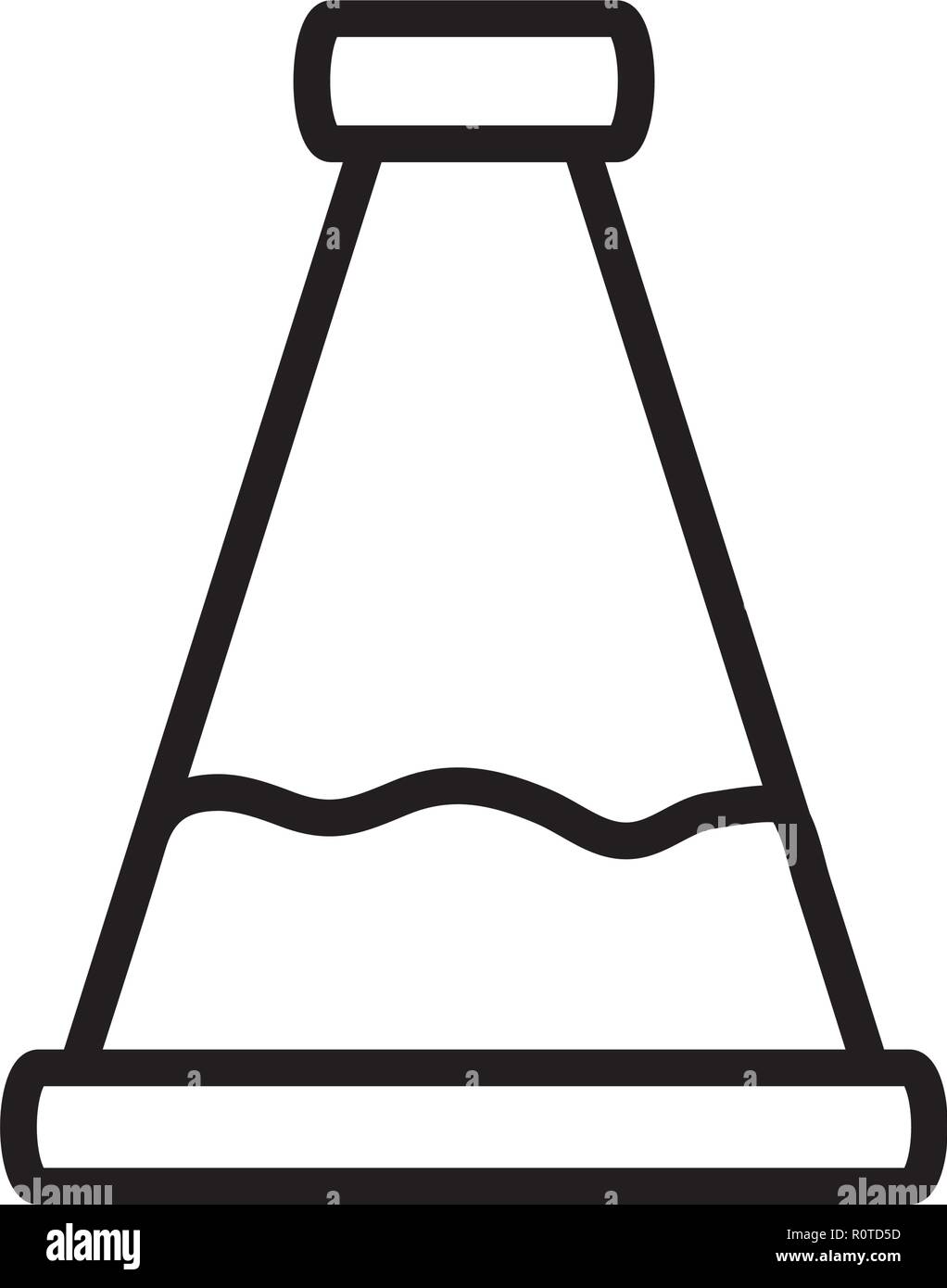 test flask with oil drop vector illustration design Stock Vector Image ...