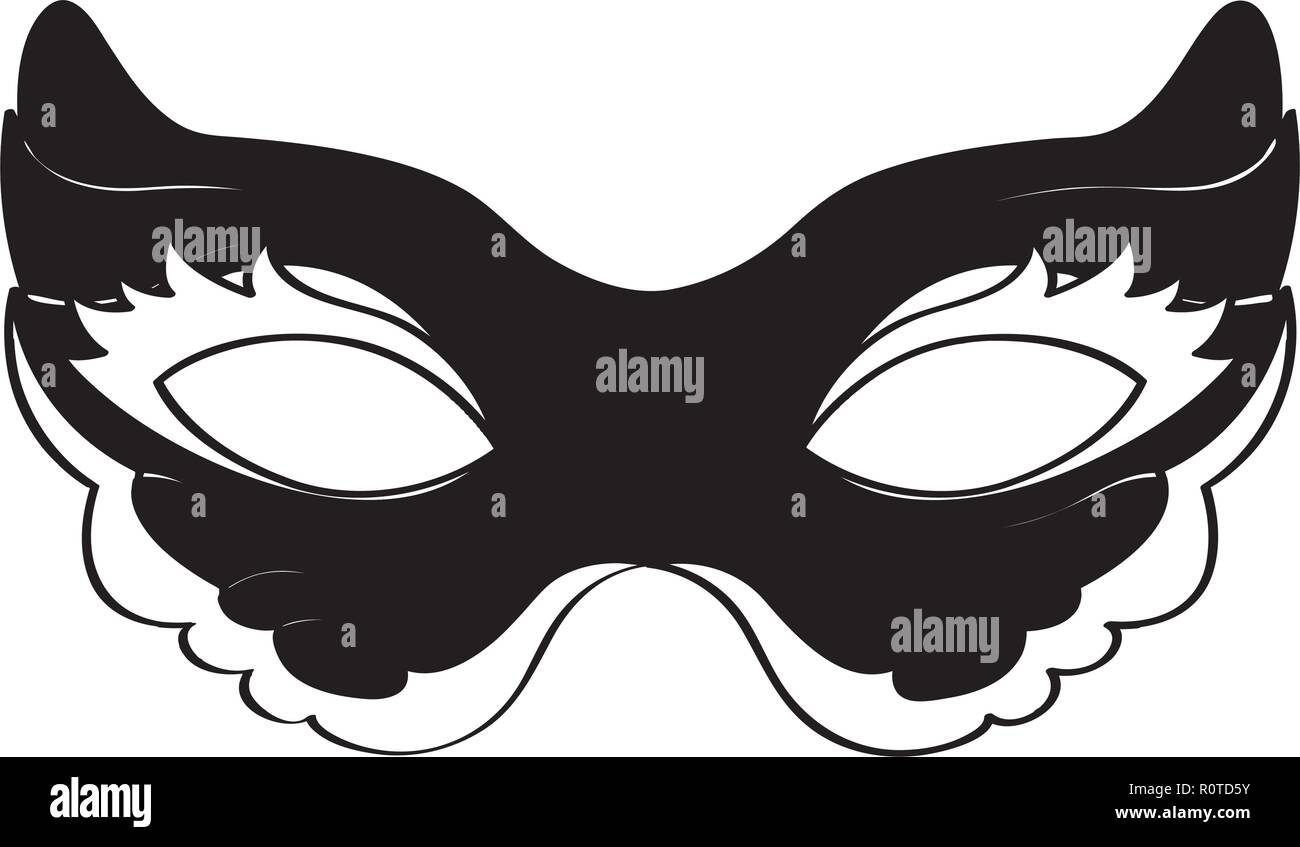Mask outline hi-res stock photography and images - Alamy