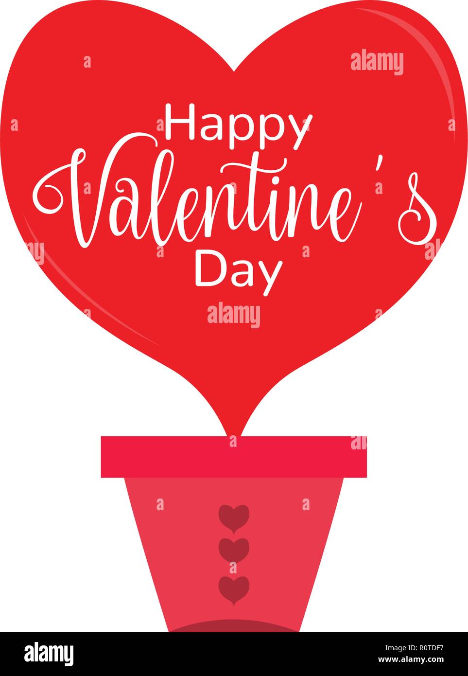 Air beautiful red heart Stock Vector Images - Alamy