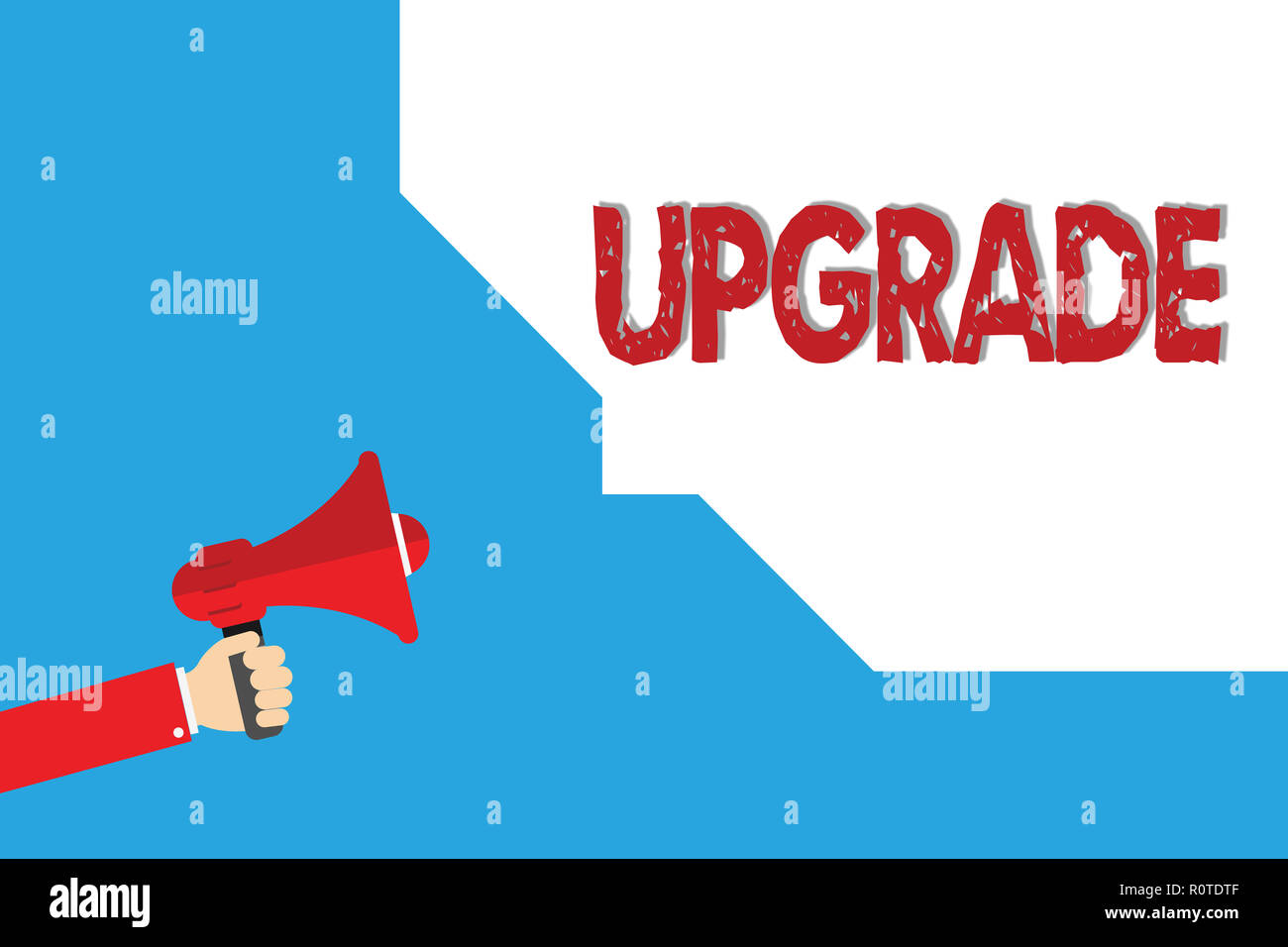 Word writing text Upgrade. Business concept for Raise something to ...