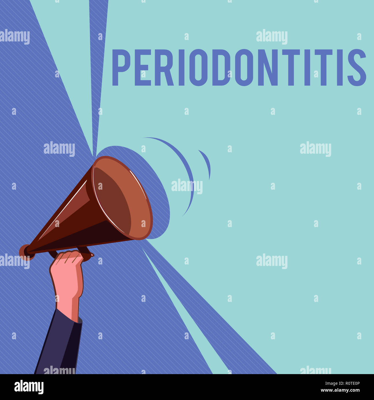 Text sign showing Periodontitis. Conceptual photo Swelling of the ...