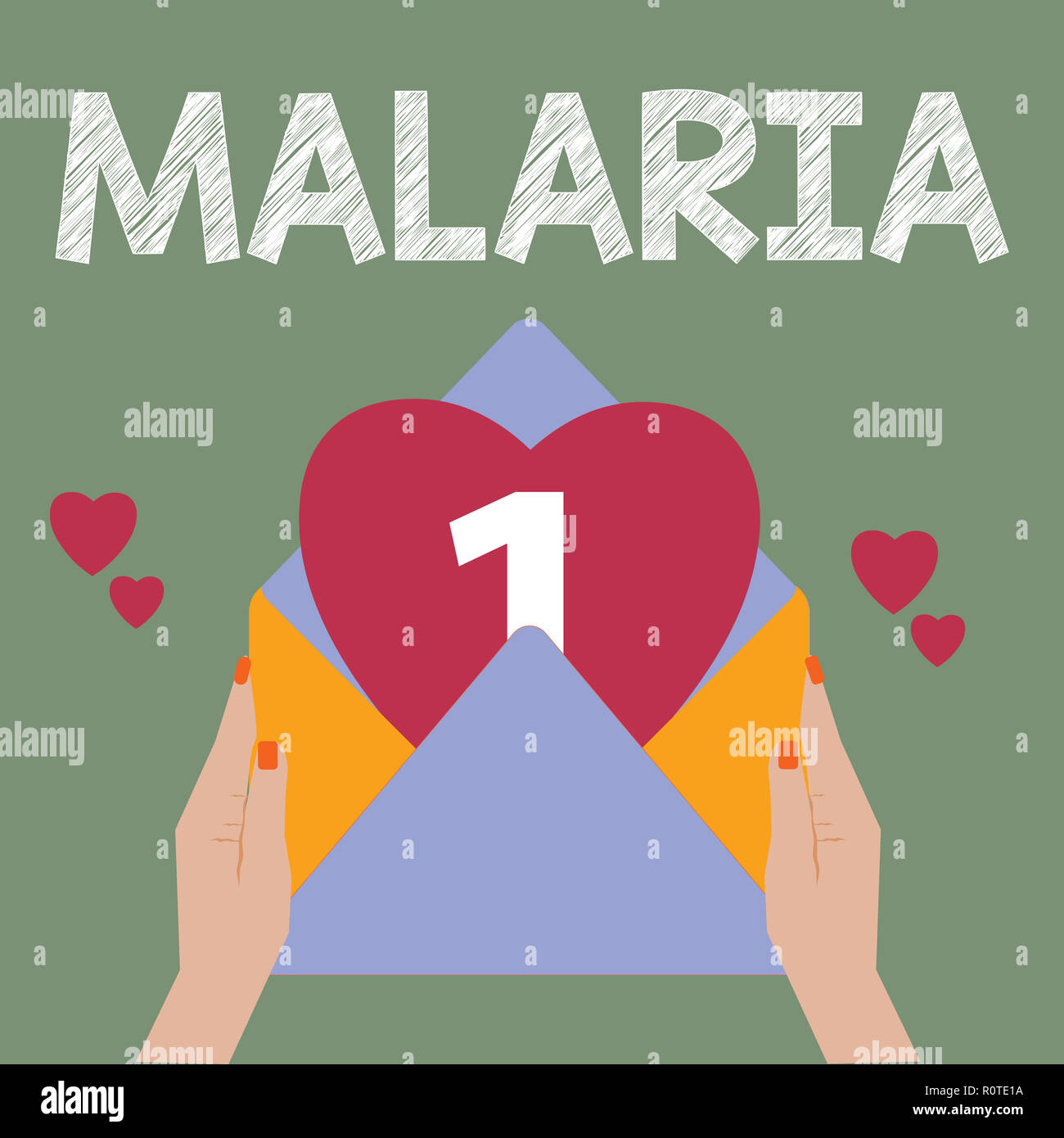 Conceptual hand writing showing Malaria. Business photo text Life ...