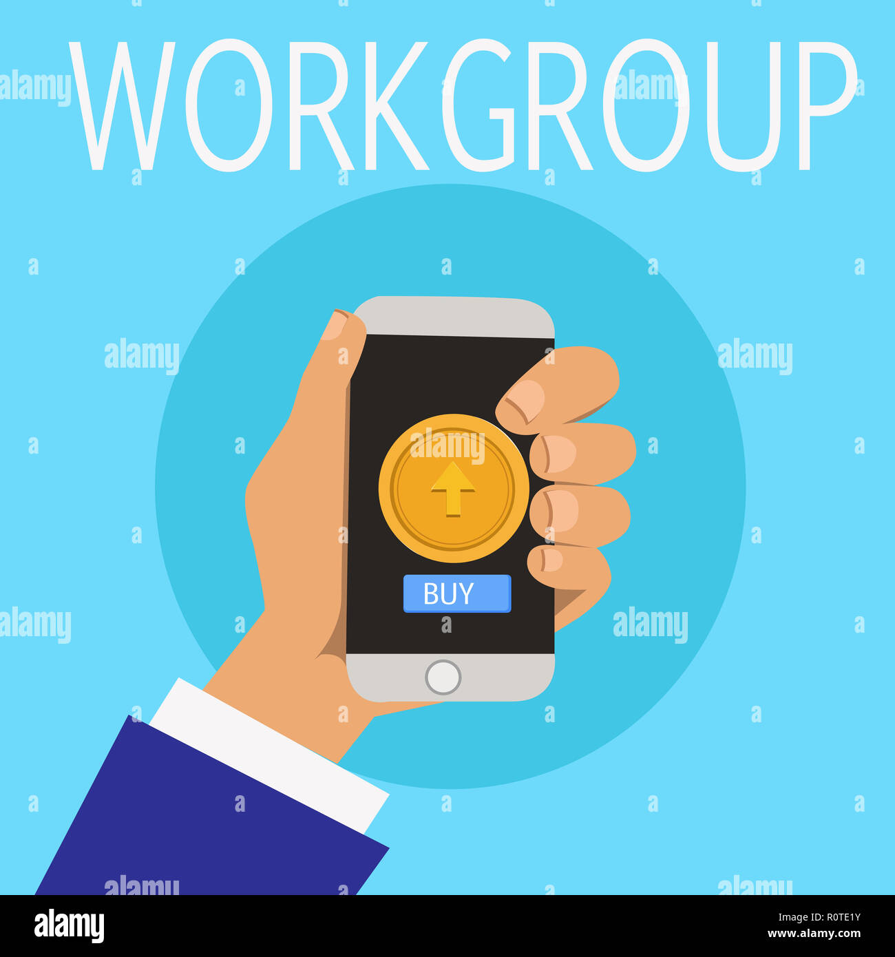 Word writing text Workgroup. Business concept for Group of showing who ...
