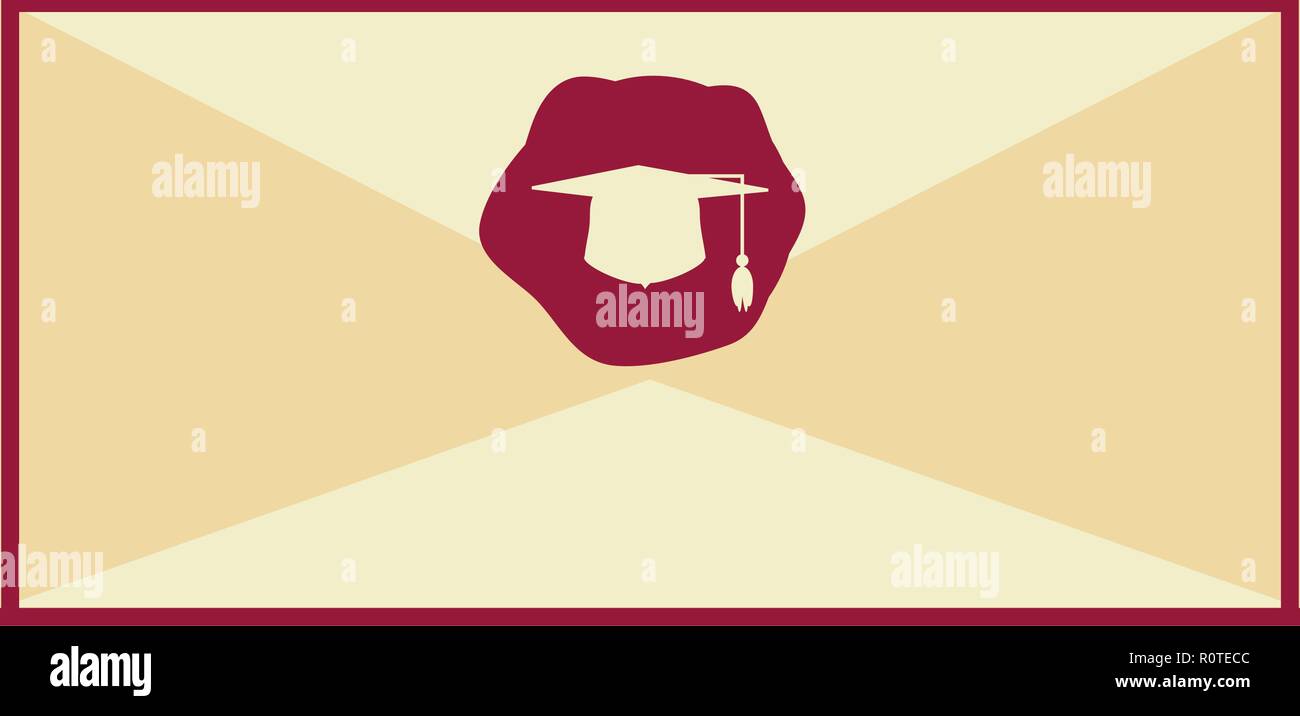 invitation card for graduation vector illustration design Stock Vector ...