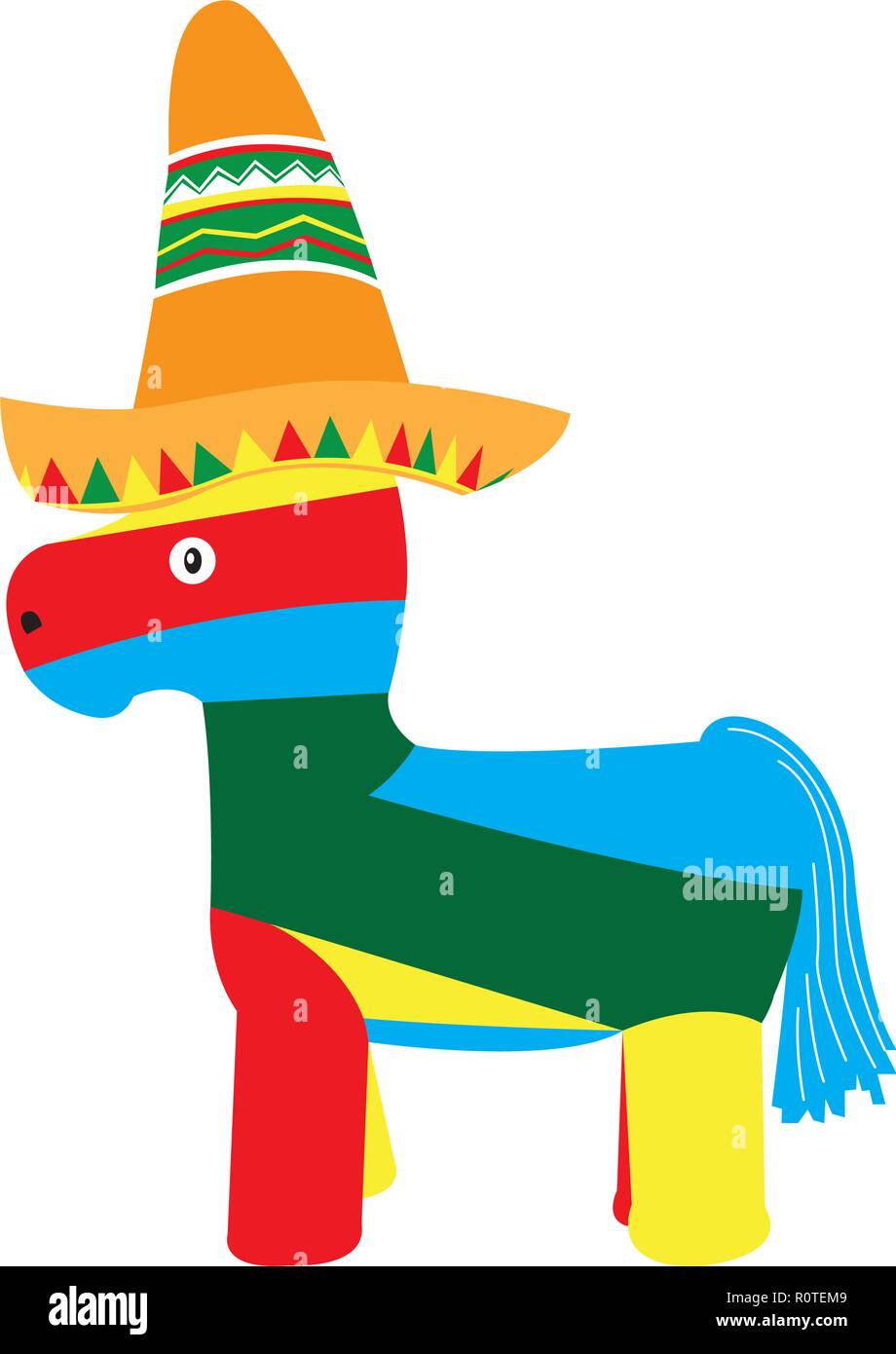 Mexican pinata game icon Stock Vector Images - Alamy