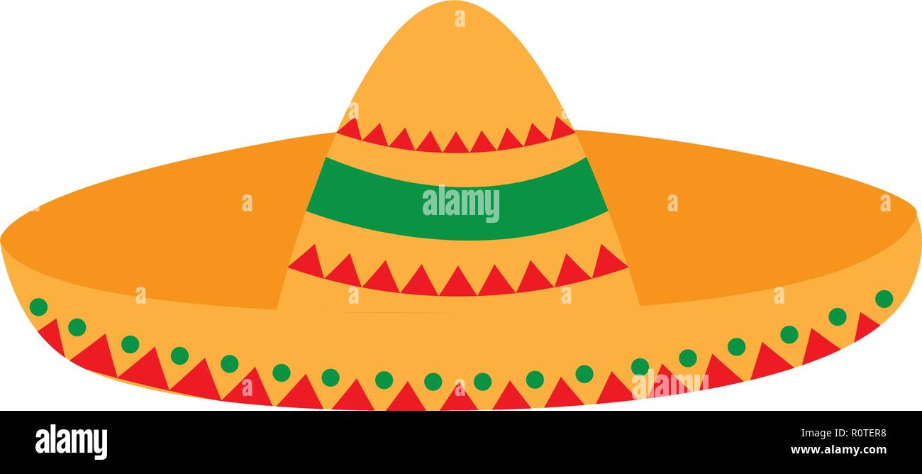 Isolated traditional mexican hat Stock Vector Image & Art - Alamy