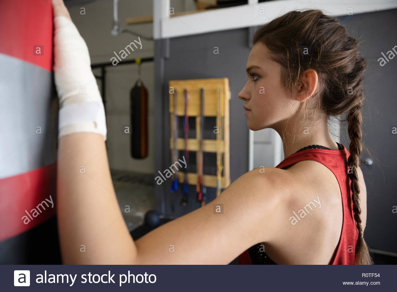 Female boxer punch hi-res stock photography and images - Alamy