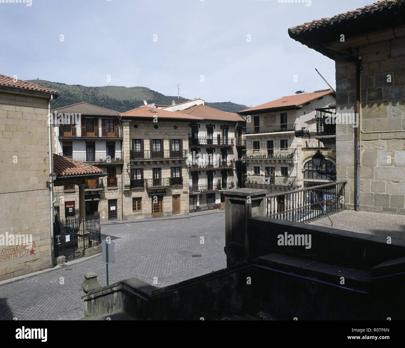PLAZA DEL SANTUARIO. Location: EXTERIOR. LEZO. Guipuzcoa. SPAIN Stock ...