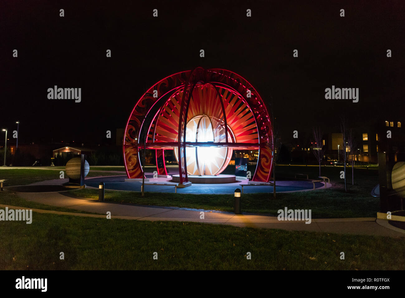 The VOSS scaled model of the solar system at the Purdue University ...