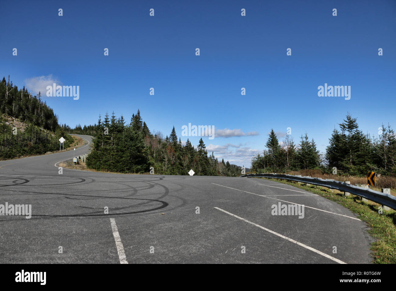Road to Mont Megantic Observatory - Quebec , Canada Stock Photo - Alamy