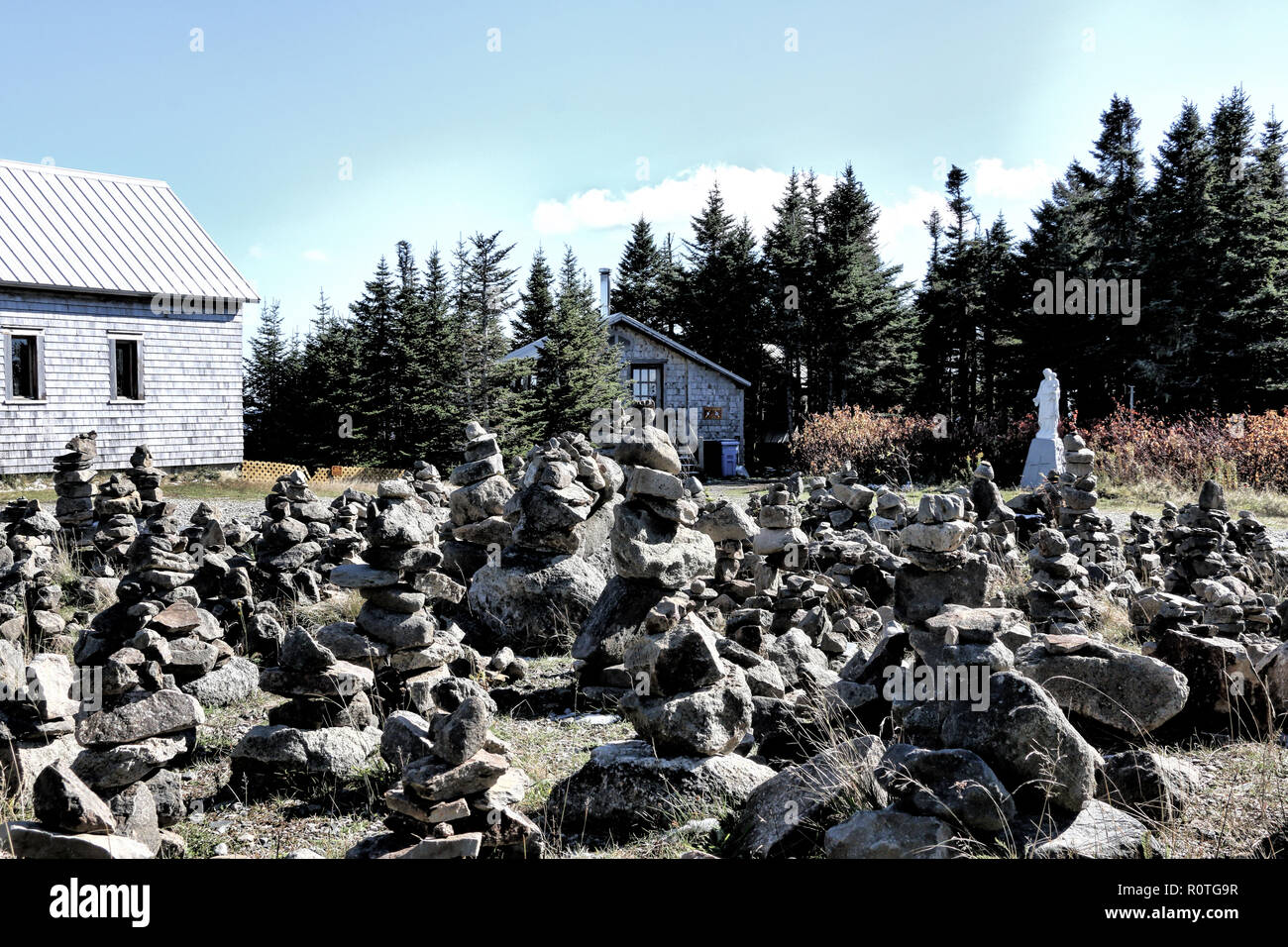 Fantastic Stone Statues at the Top of Saint Joseph Mont in Mont ...