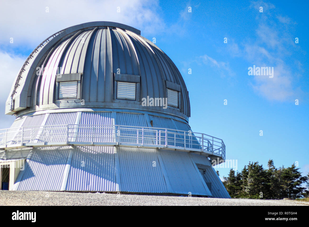 Astrophysic observatory in Mont Megantic Park, Quebec Stock Photo - Alamy