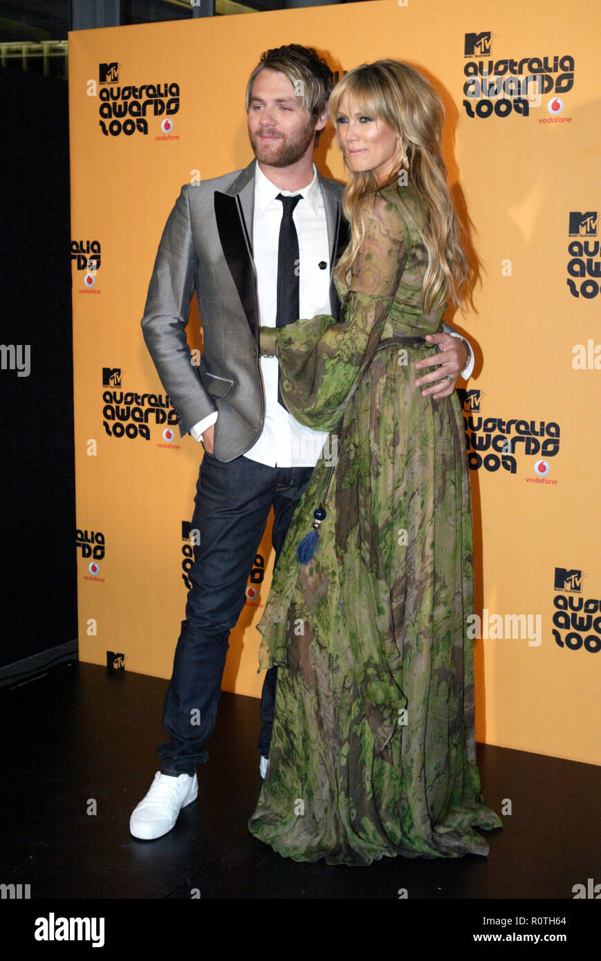 Delta Goodrem and Brian McFadden The MTV Australia Awards held at the ...