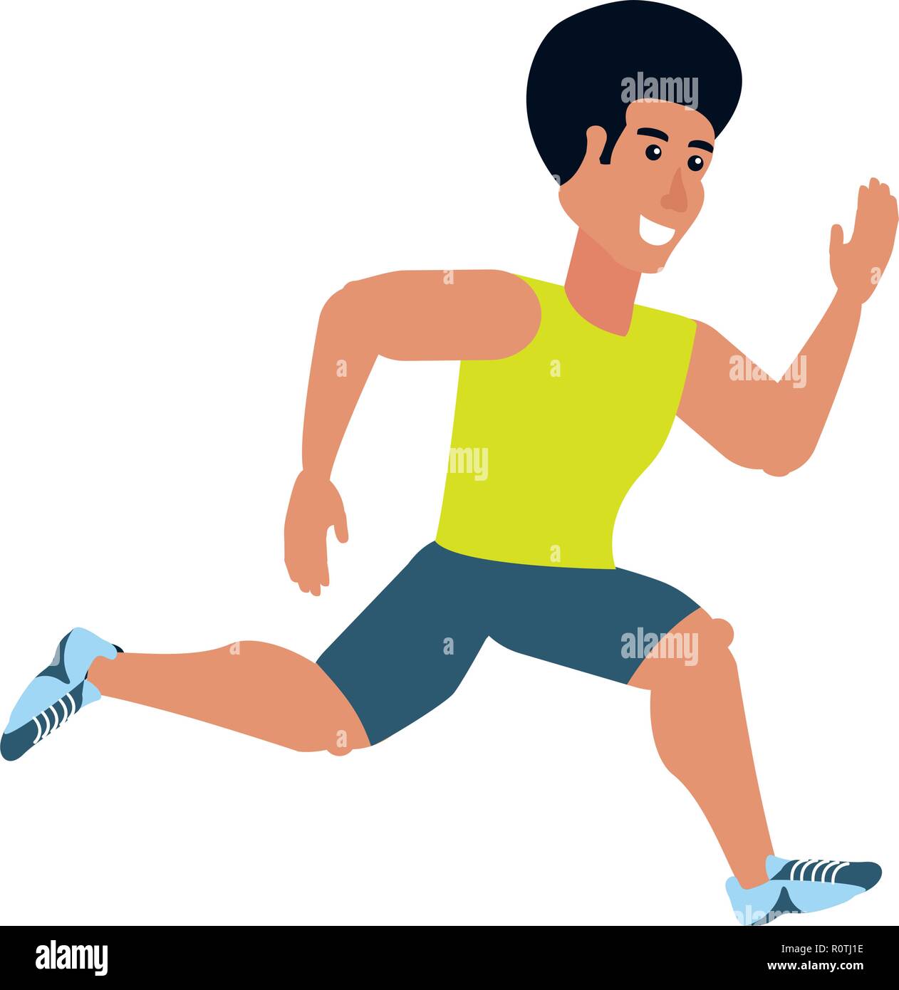 Running muscles human body Stock Vector Images - Alamy