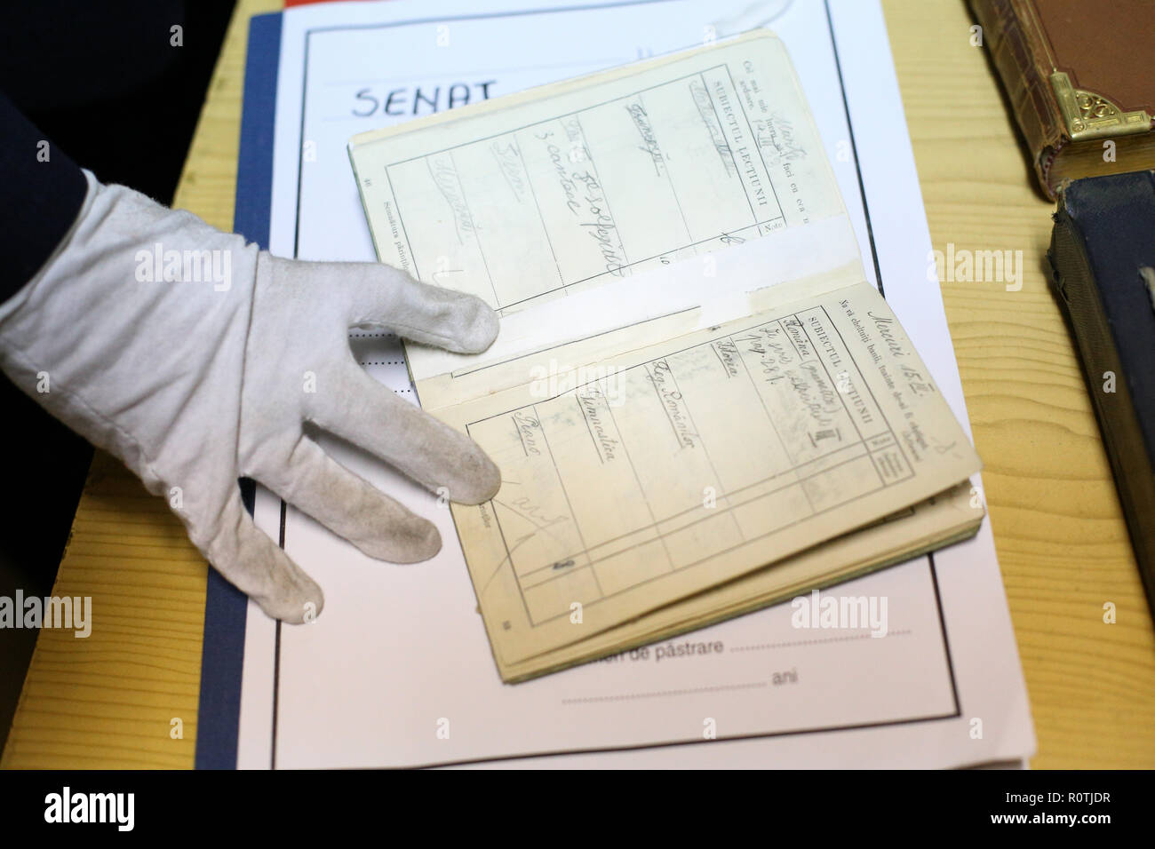 BUCHAREST, ROMANIA - October 31, 2018: Details of Romania’s King ...