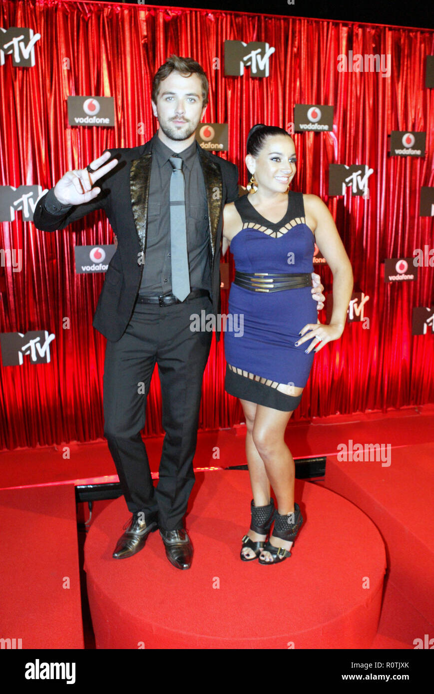 Darren McMullen and Maz Compton The MTV Australia Awards held at the ...