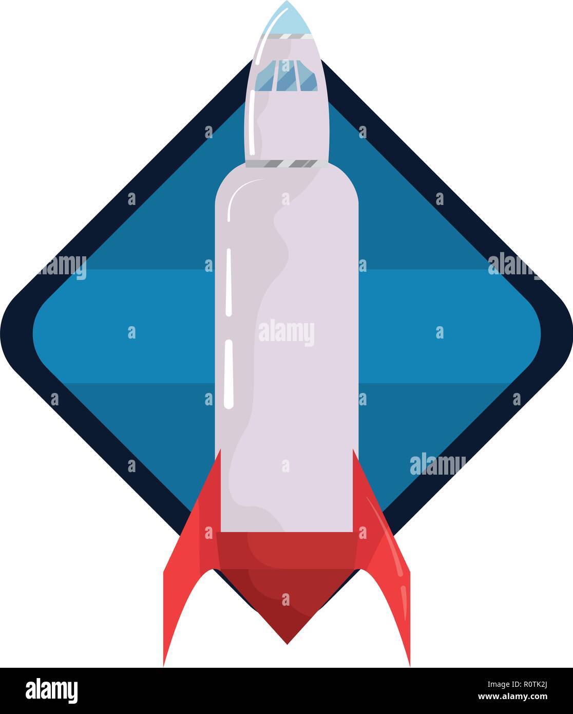 astronomy space rocket mission planet vector illustration Stock Vector ...