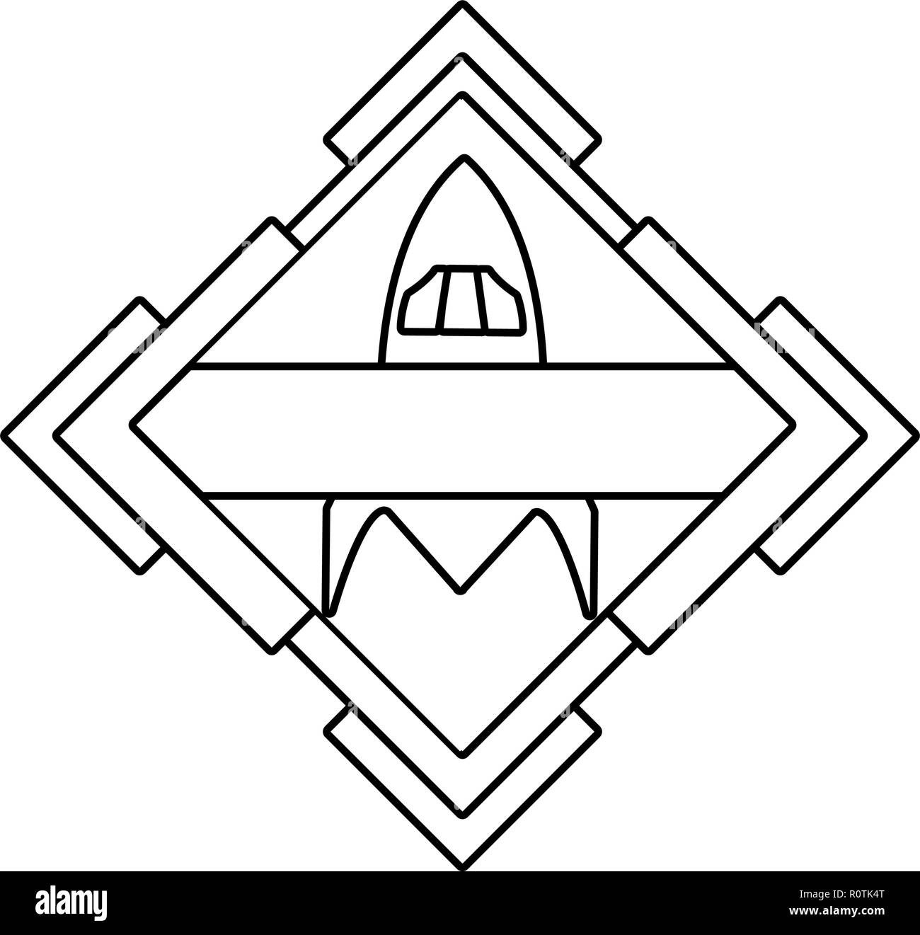 astronomy space rocket mission planet vector illustration Stock Vector ...