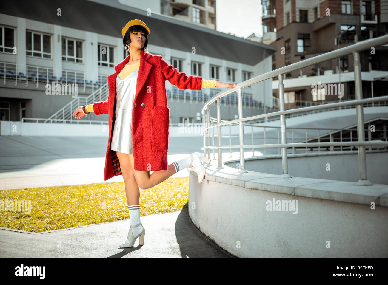 Lifting skirt up hi-res stock photography and images - Alamy