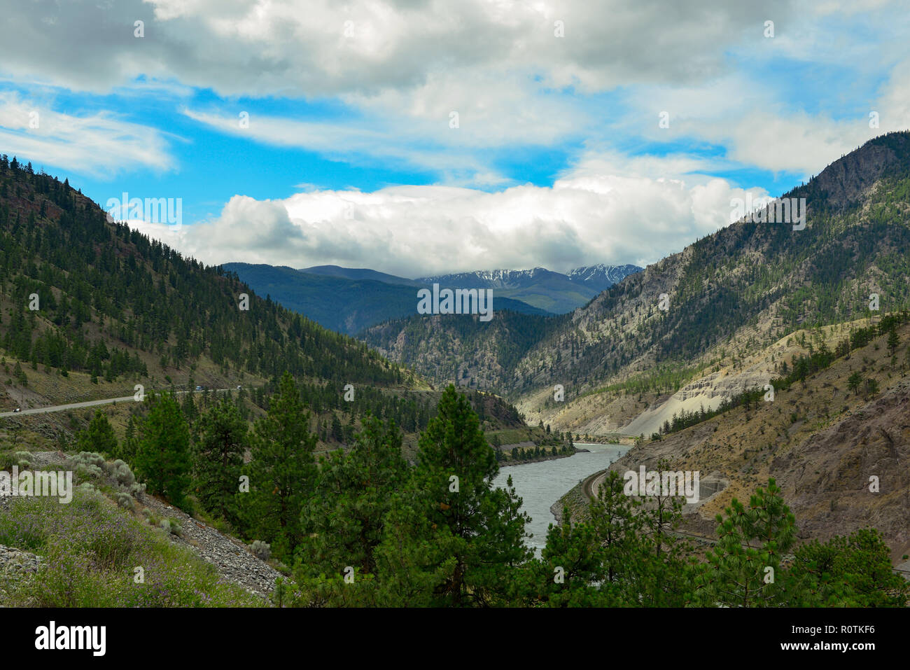 Thompson river water train hi-res stock photography and images - Alamy