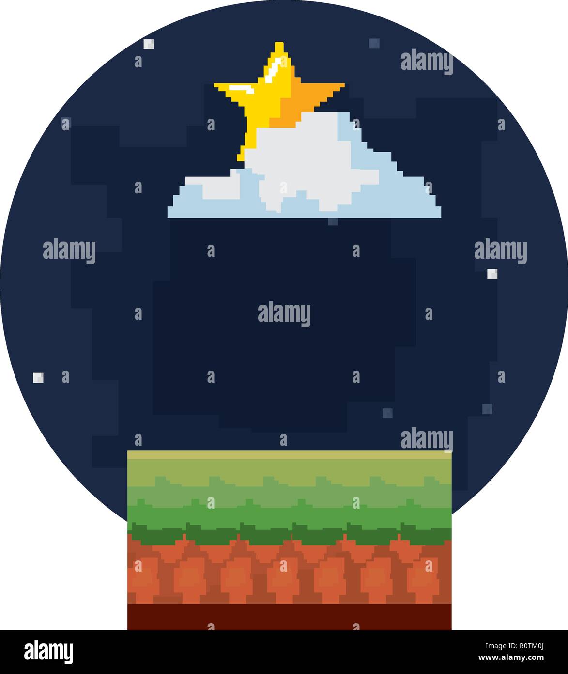 Star pixel video game play hi-res stock photography and images - Alamy