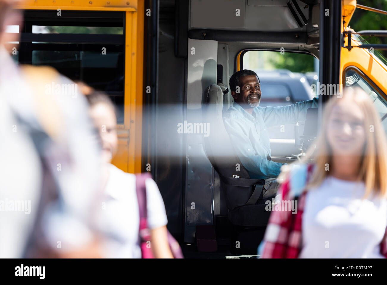 School bus driver hi-res stock photography and images - Alamy
