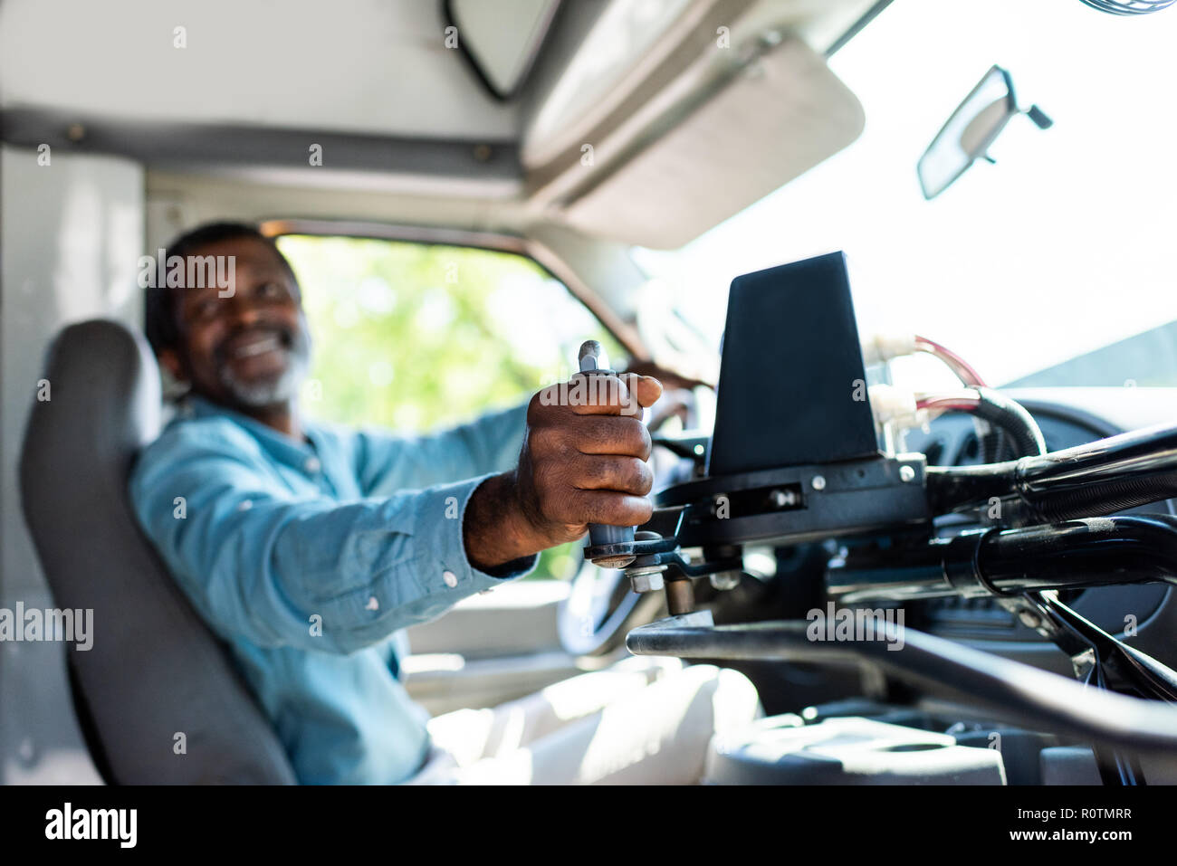 African american bus driver hi-res stock photography and images - Alamy
