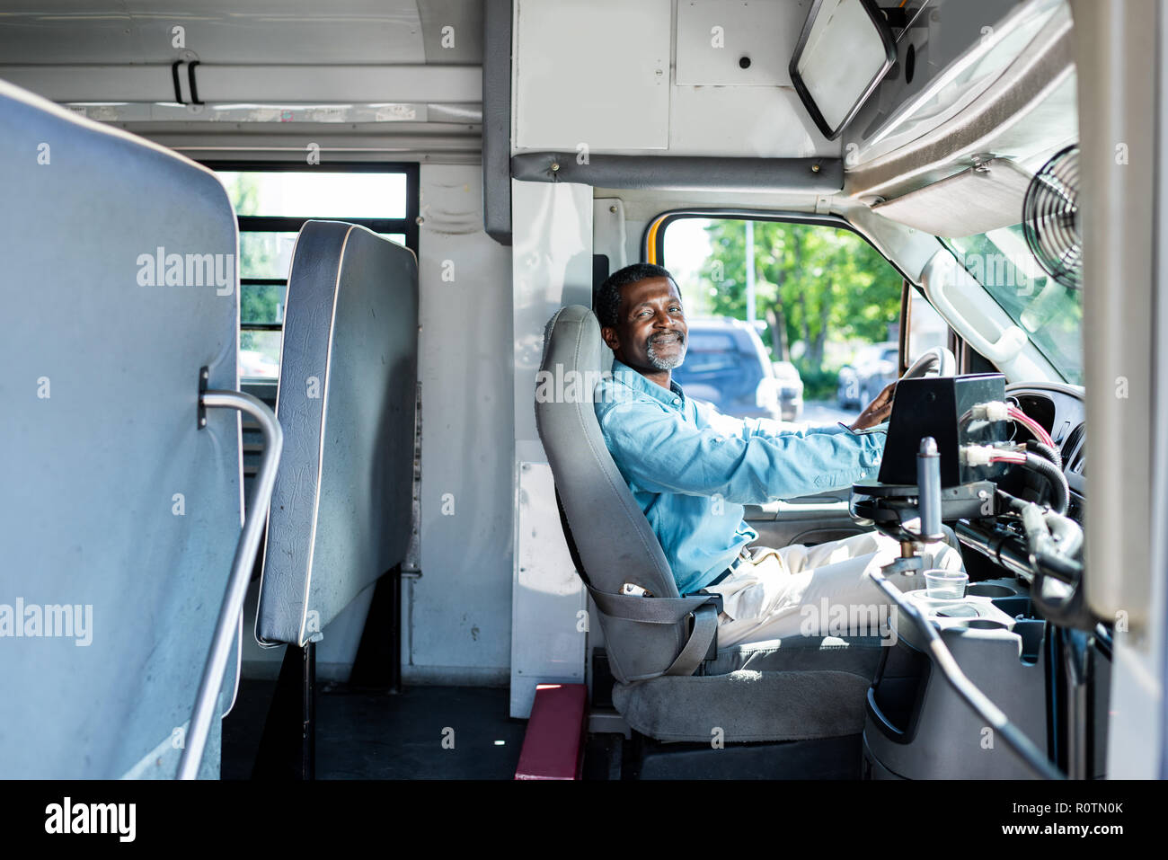 African bus driver hi-res stock photography and images - Alamy
