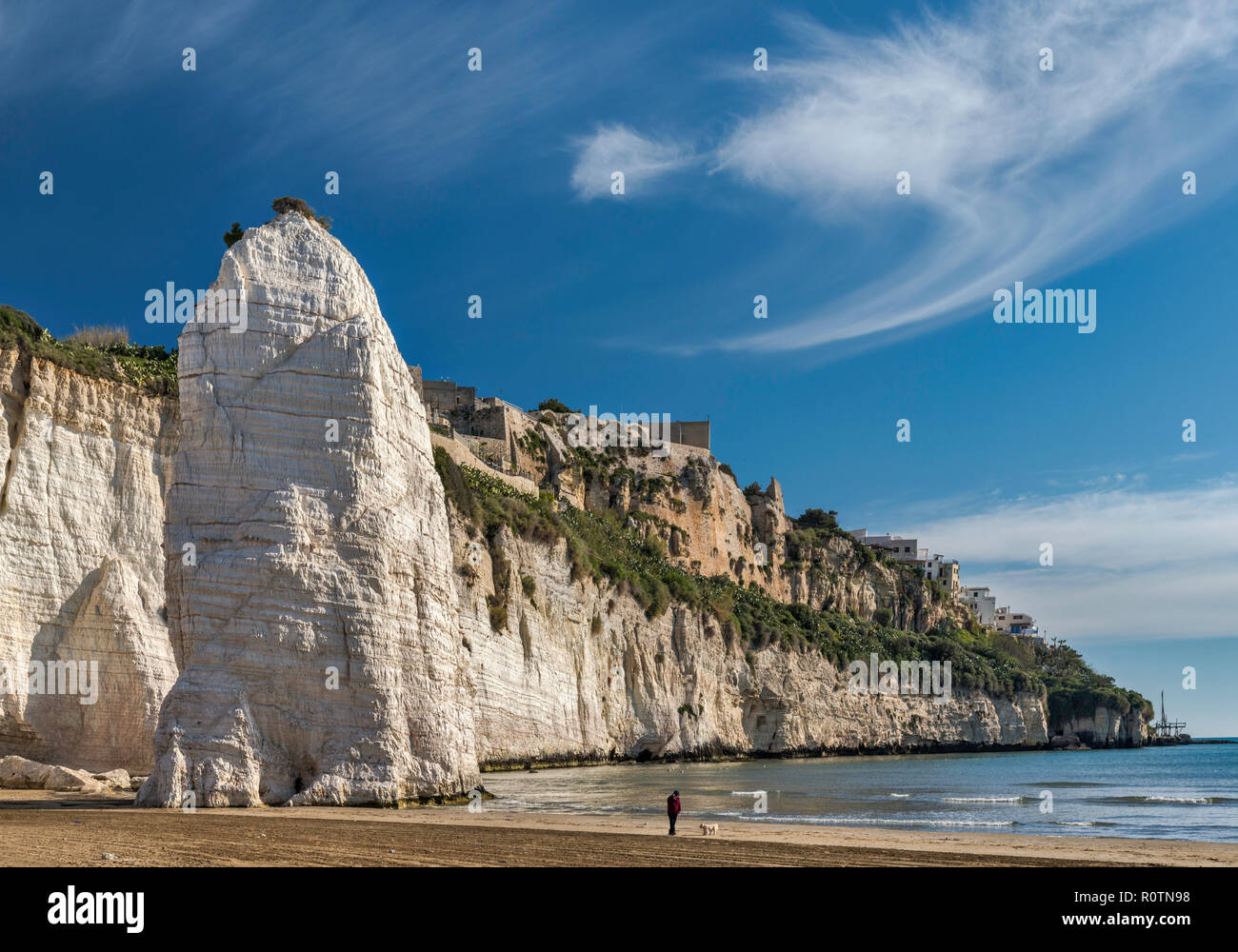 Beach vieste vieste pizzomunno gargano hi-res stock photography and ...