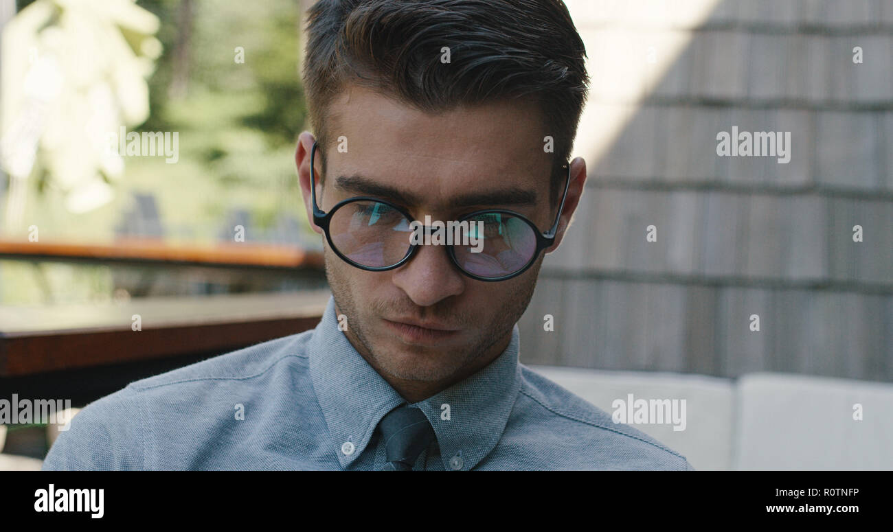 Adult white person. Young people lifestyle Stock Photo - Alamy