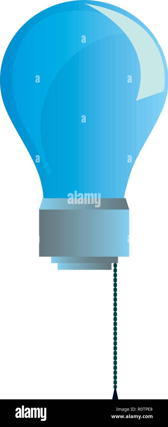 bulb light on white background vector illustration Stock Vector Image ...