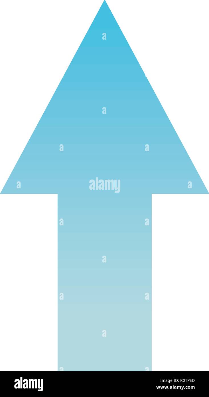 upload arrow on white background vector illustration Stock Vector Image ...