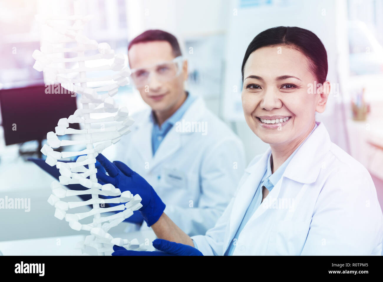Woman dna test positive hi-res stock photography and images - Alamy