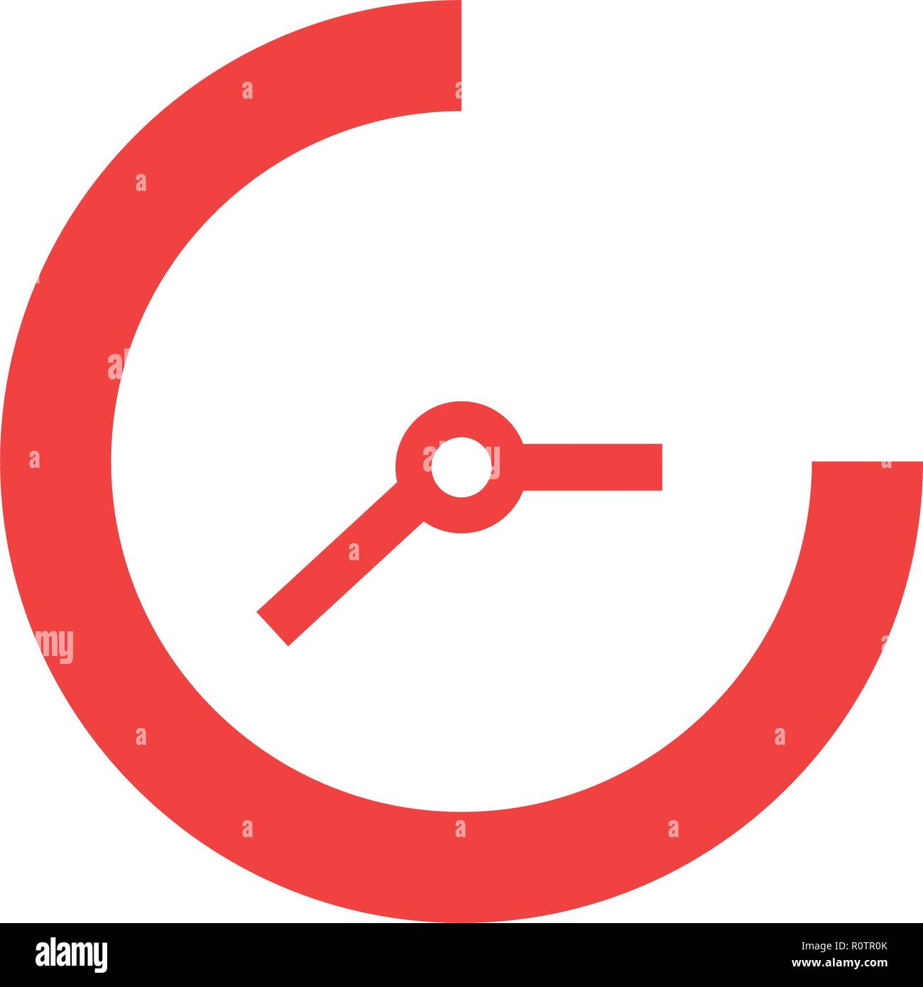 clock speed on white background vector illustration Stock Vector Image ...