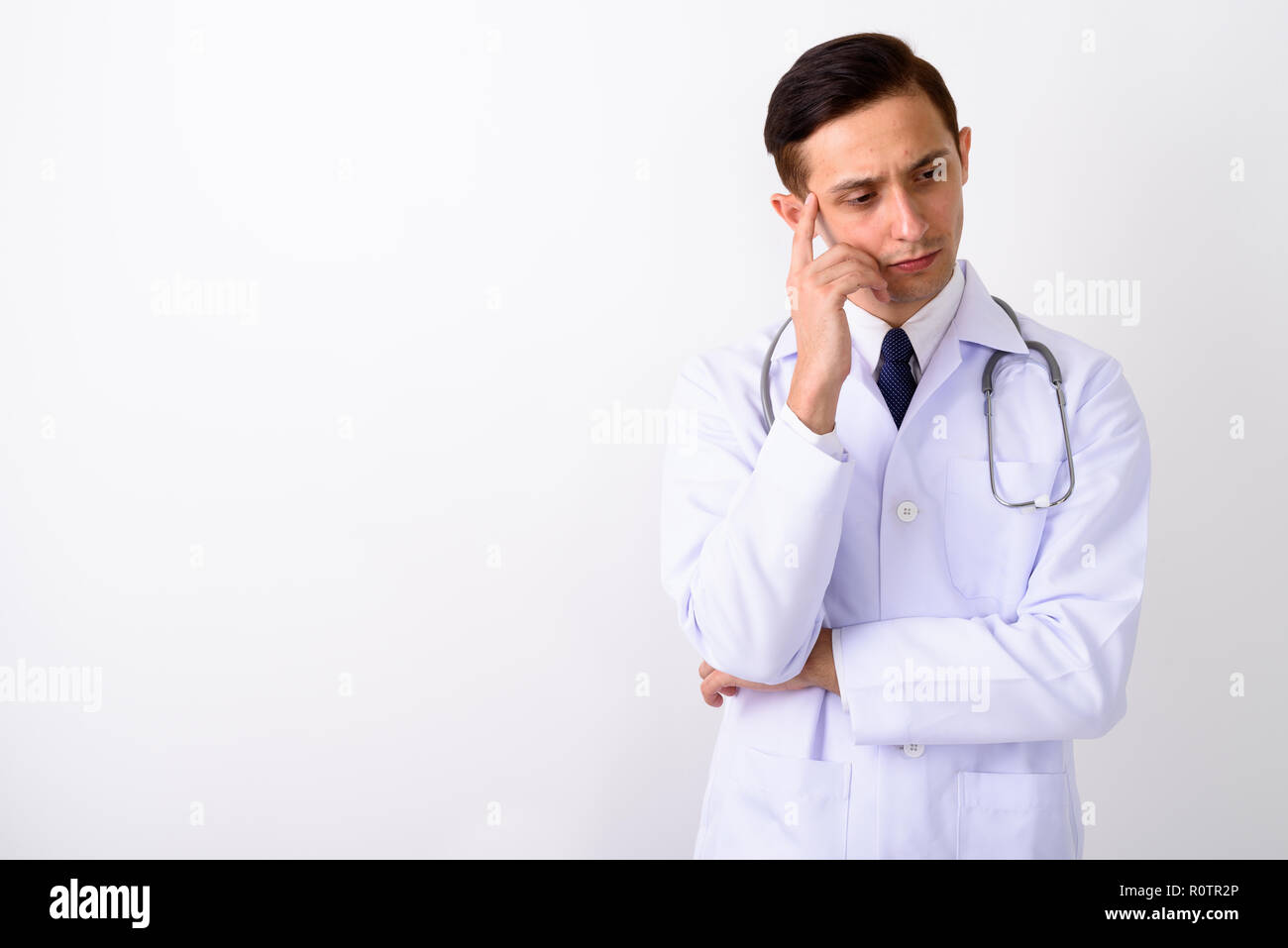 Doctor thinking hi-res stock photography and images - Alamy