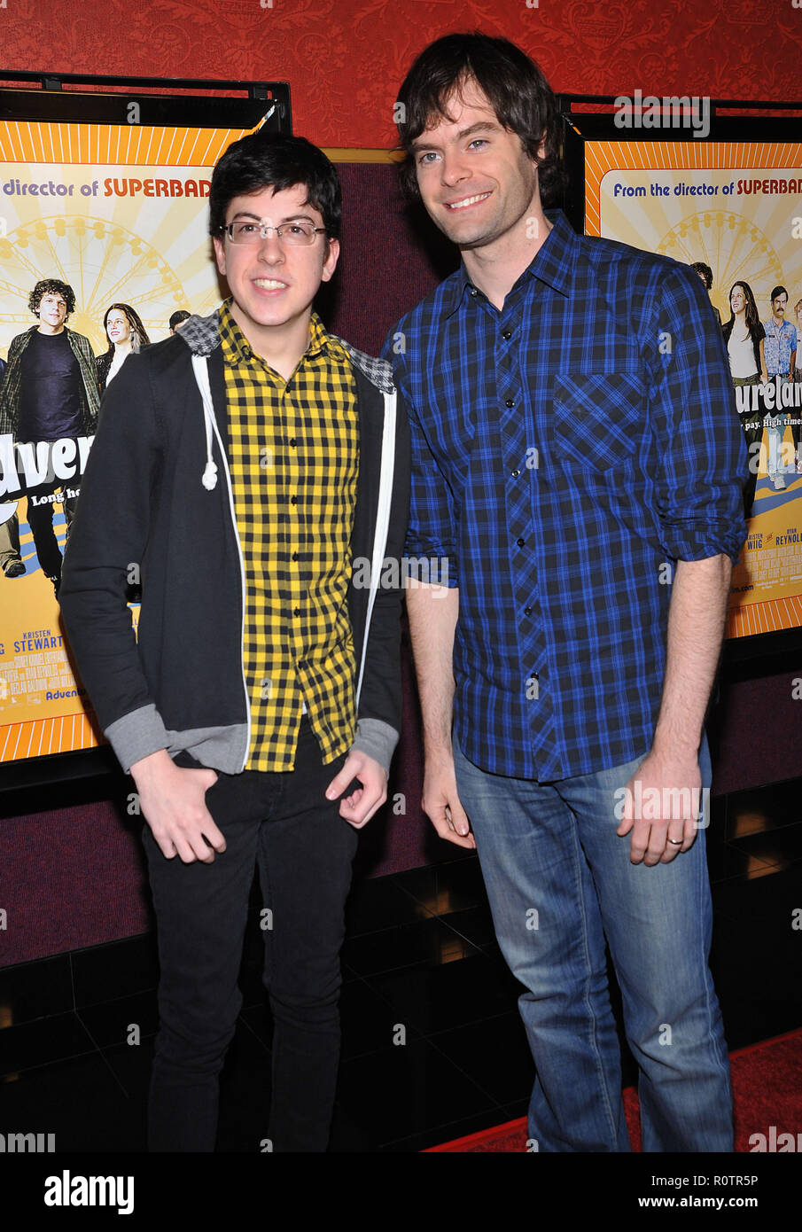 Bill Hader and Christopher Mintz-Plasse - Adventureland Premiere at the ...