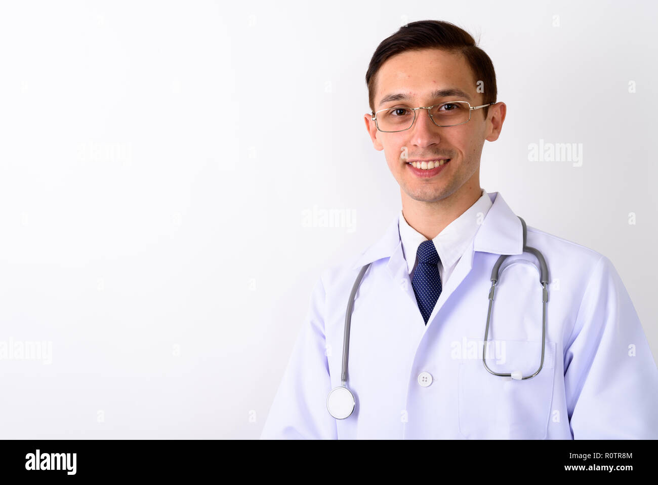 Doctor happy face hi-res stock photography and images - Alamy