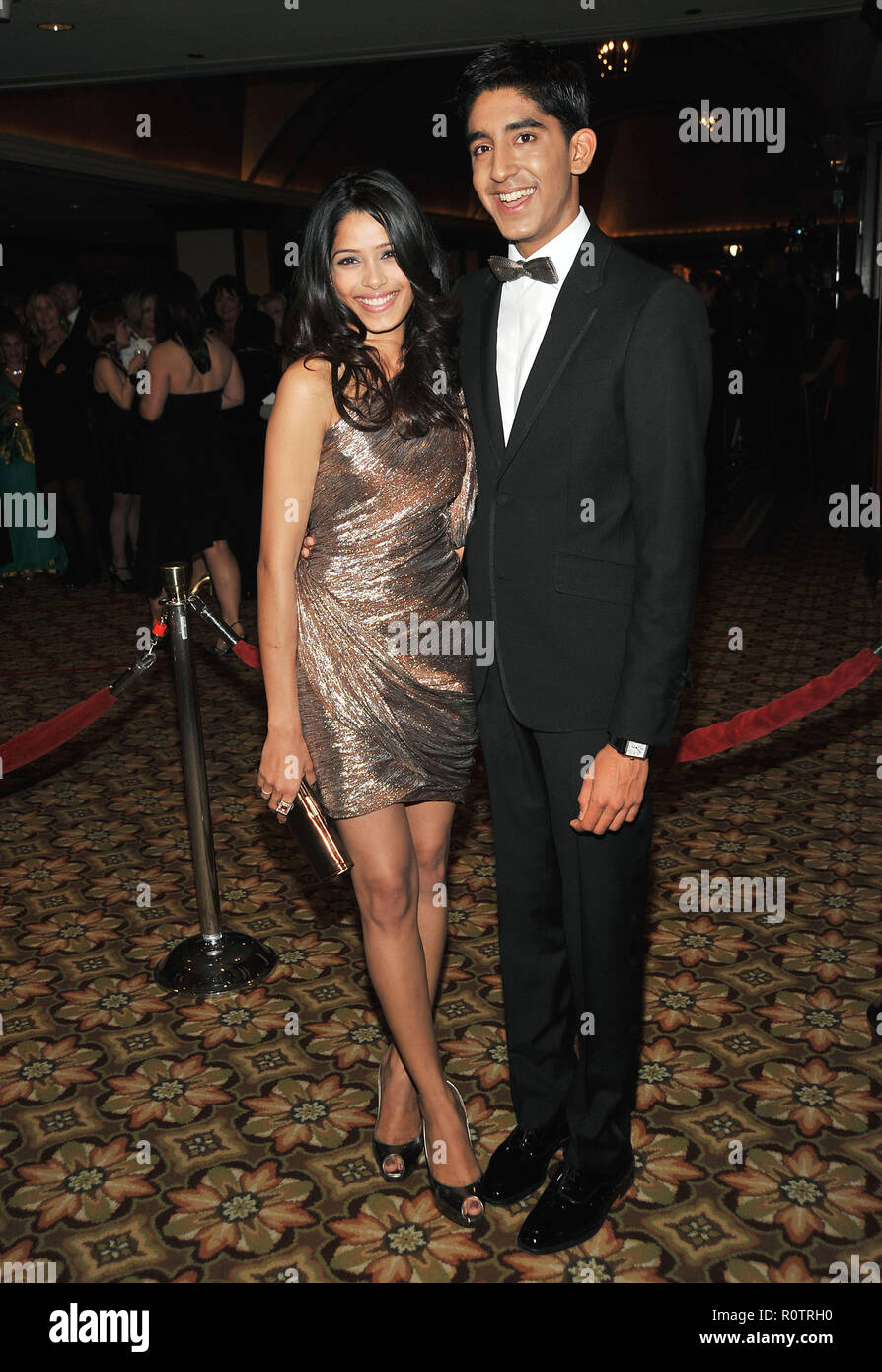 Freida Pinto and Dev Patel - DGA - 61th Director Guild Awards at the ...