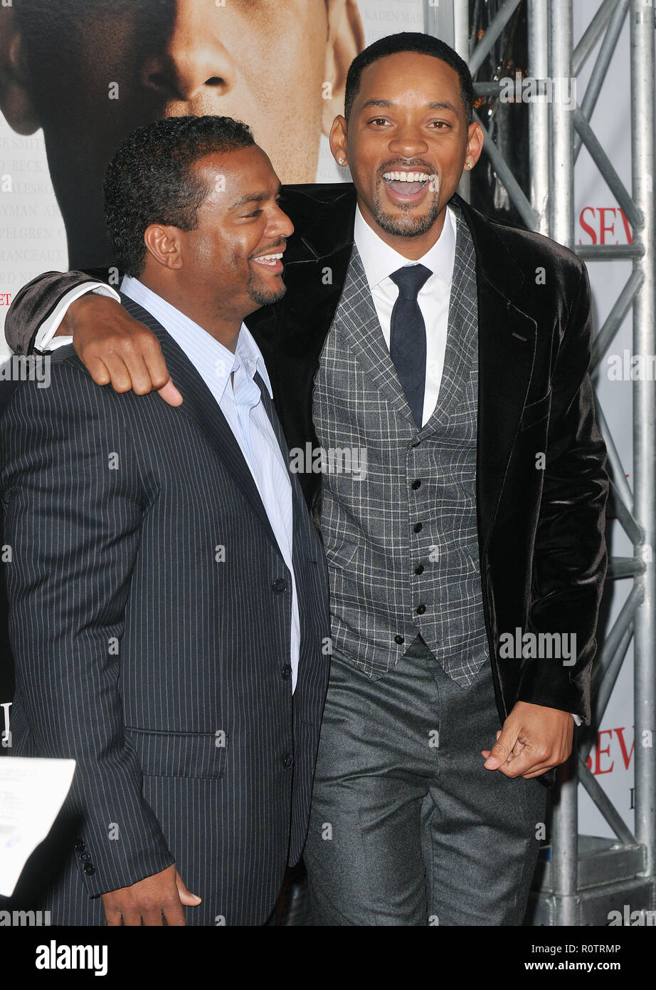 Alfonso Ribeiro and Will Smith - Seven Pounds Premiere at the Westwood ...